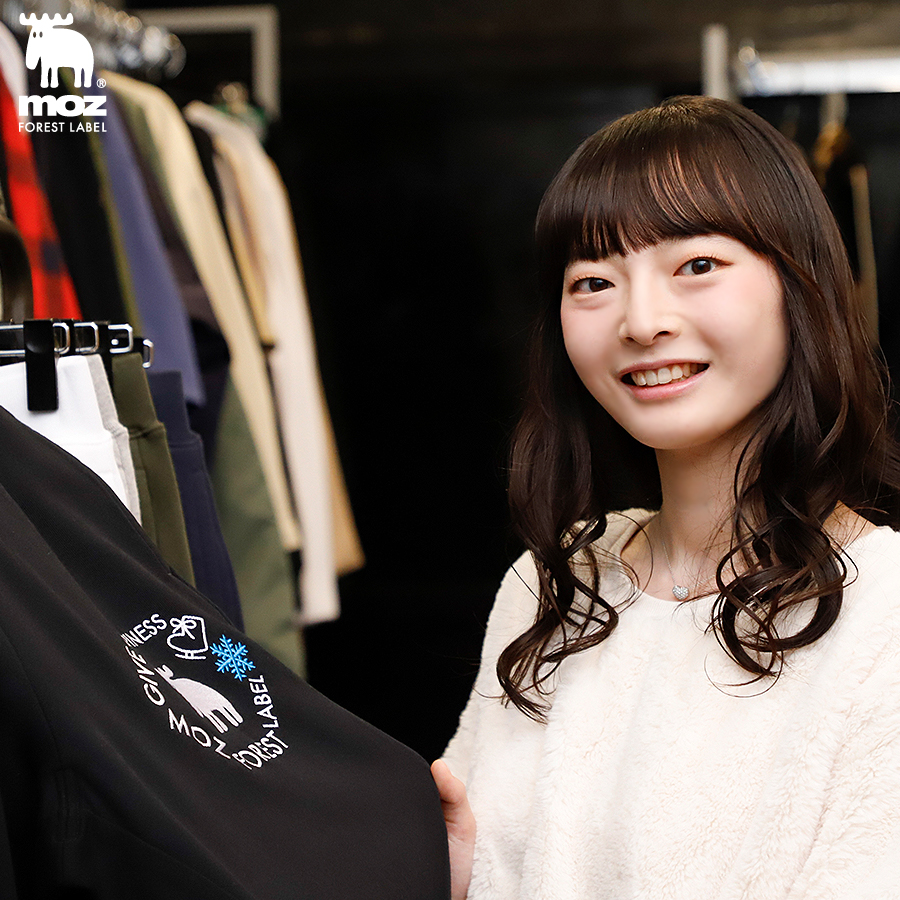 大庭雅×moz FOREST LABEL コラボZIPパーカー